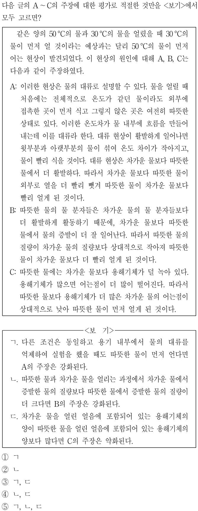 Psat 기출문제 해설 2019년 언어논리 38번가책형 강화약화 네이버 블로그