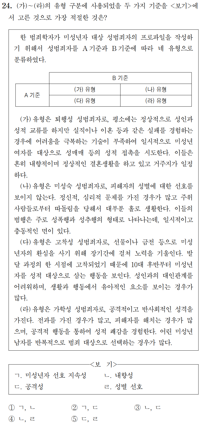Leet 기출문제 해설 2010학년도 추리논증 24번 매트릭스 네이버 블로그