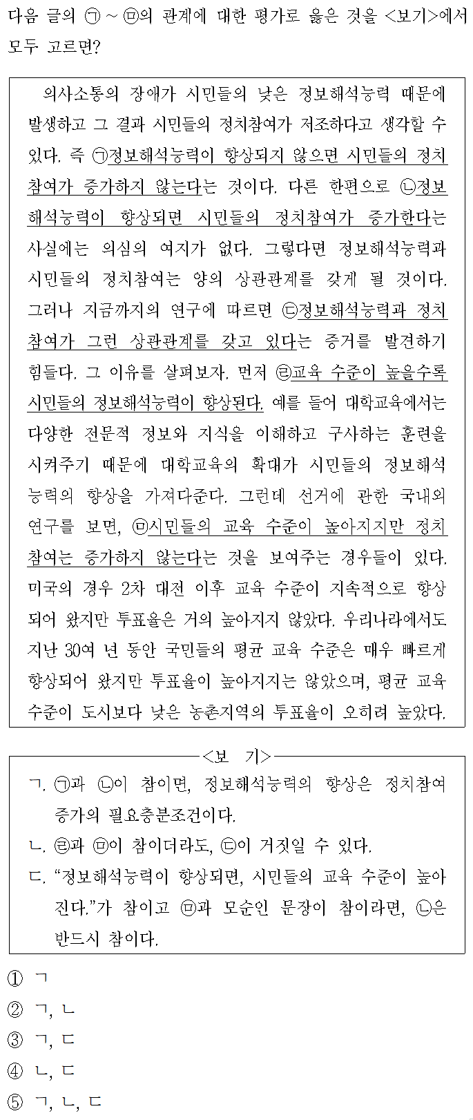 Psat 기출문제 해설 2011년 언어논리 36번우책형 논리논증 네이버 블로그