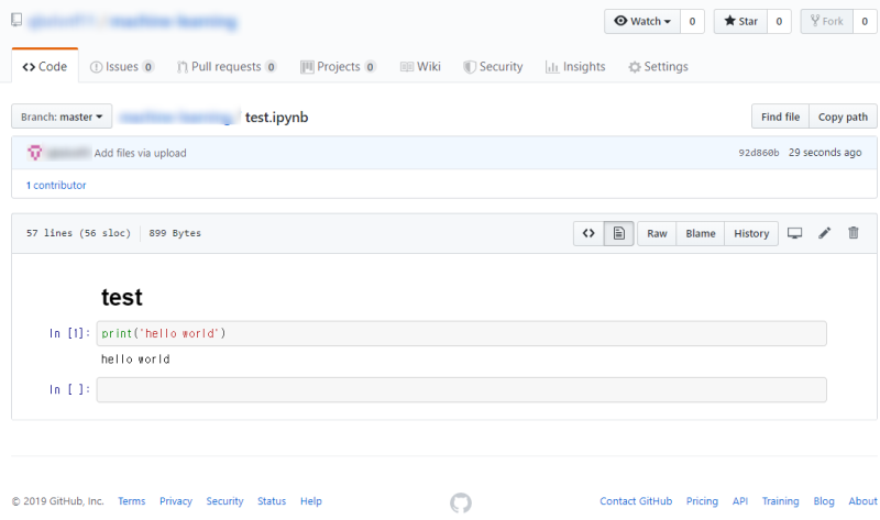 github에 jupyter notebook 파일 업로드하기 : 네이버 블로그