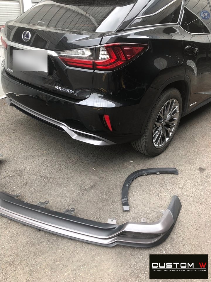 렉서스 Rx 450h 휠 상처 수리 후 고스트 크롬 휠도색 그리고 리어 범퍼 수리 까지 네이버 블로그