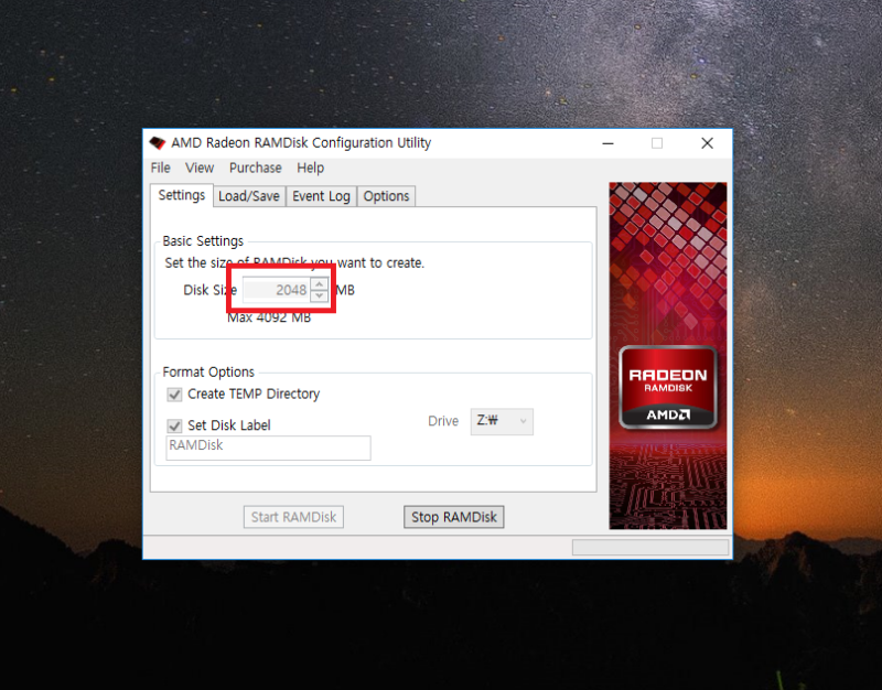 AMD Radeon RAMdisk : 네이버 블로그