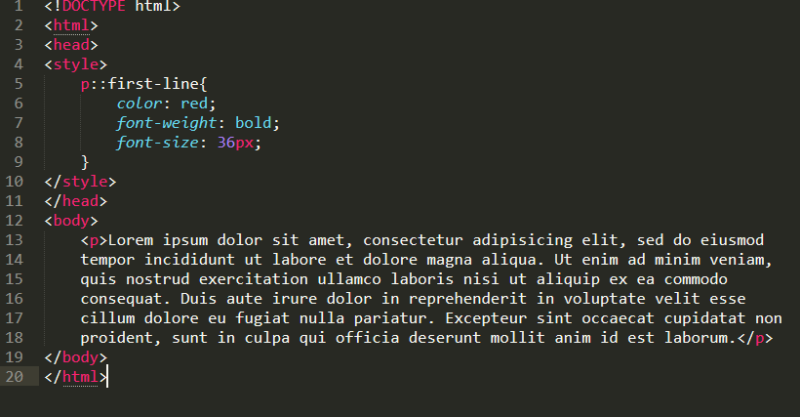 [HTML/CSS] ::first-letter & ::first-line 속성 : 네이버 블로그
