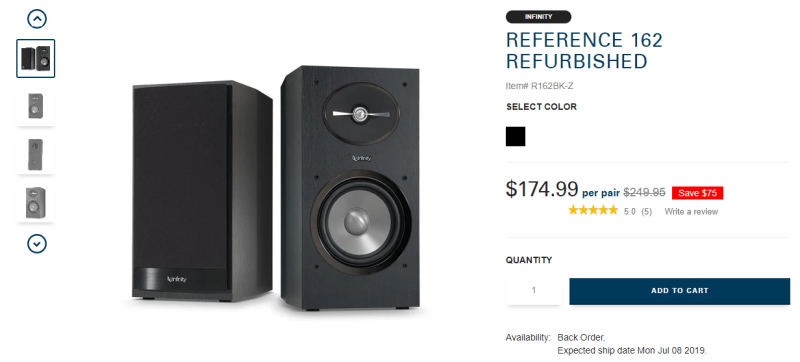 HARMAN INFINITY REFERENCE 162 263, 하만 인피니티 스피커 (인피니티 R162, RC263) : 네이버 블로그