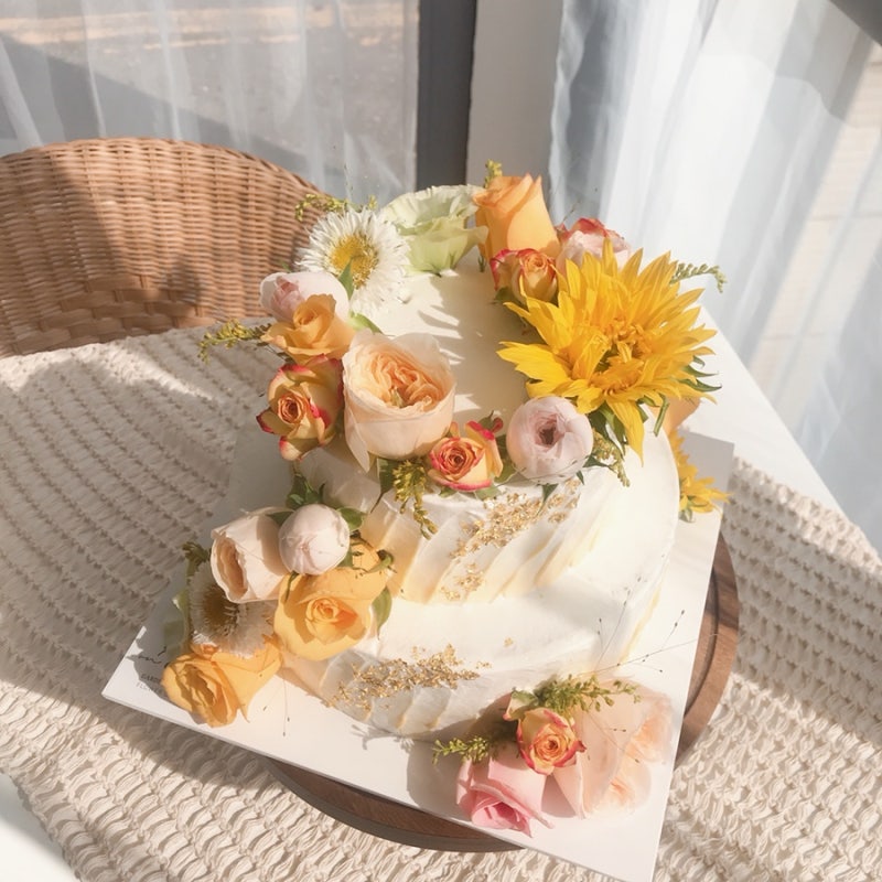 가든온더케이크 Gardenonthecake 전주생화케이크 전주칠순케이크 전주돌케이크 전주주문케이크 전주환갑케이크