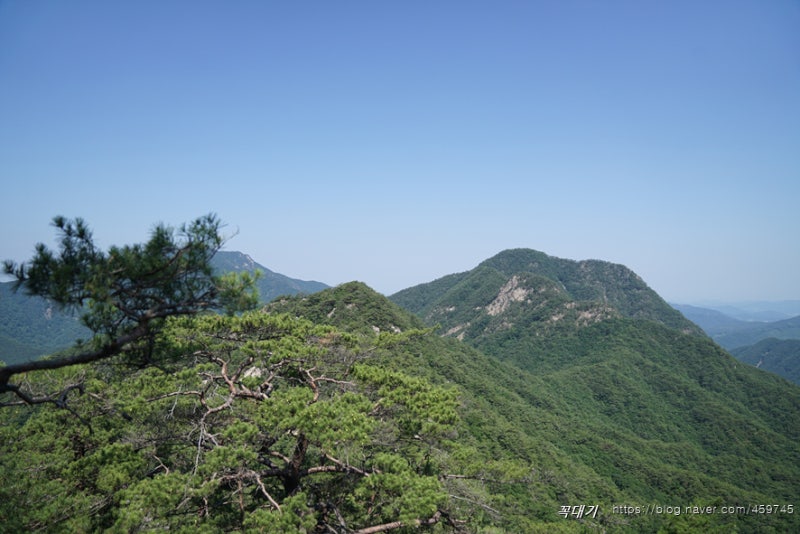 괴산 칠보산 산행 778m 등산코스 각연사 원점회귀코스 등산지도 네이버 블로그
