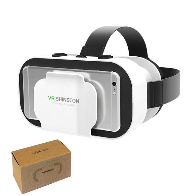 VR SHINECON 5.0 Virtual Reality 3D Glasses (VR) 5.0 모델 가상 현실 3D 헤드셋 (미국 ...