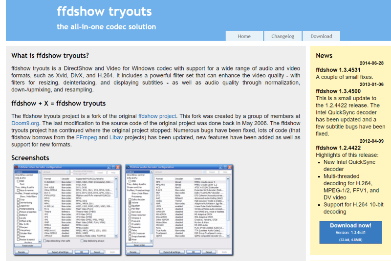 ffdshow 코덱 다운 + 설치 (파일첨부) : 네이버 블로그