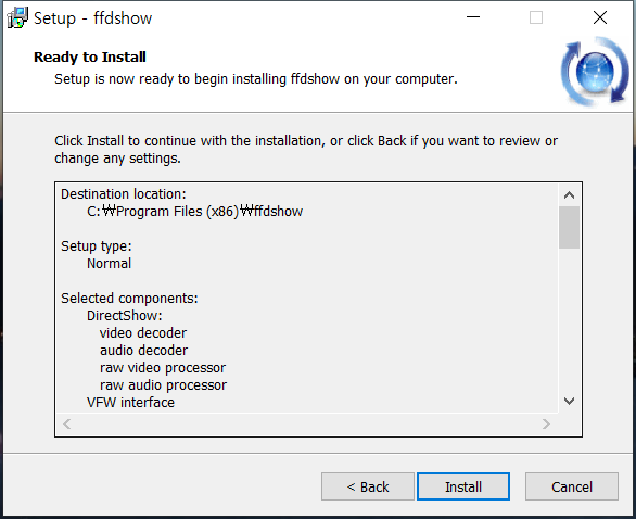 ffdshow 코덱 다운 + 설치 (파일첨부) : 네이버 블로그
