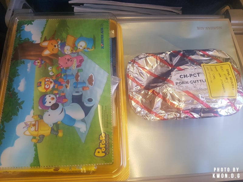 싱가포르여행기1. KE645 기내식, 입국신고서 작성 : 네이버 블로그