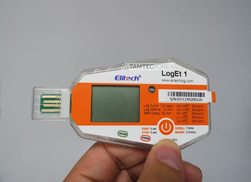 ELITECH LogET 1 일회용 운송용 로거/일회용 운송용 데이터로거/일회용 온도기록계/일회용 로거 : 네이버 블로그