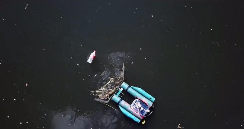 강물위 쓰레기를 청소하는 로봇 : TrashBot : 네이버 블로그