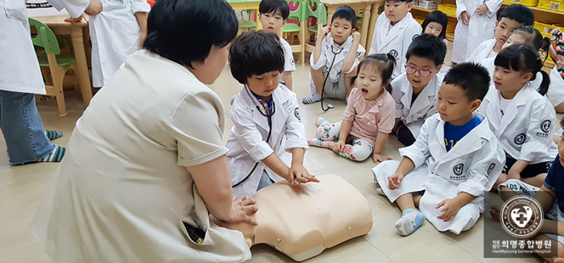 금천구척추센터 희명병원 심폐소생술 및 바른 손씻기 교육 진행 네이버 블로그