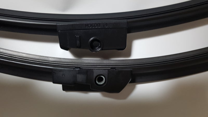 BMW F10 520d 528i 순정와이퍼(순정품 VS 애프터마켓) 부품코드 61 61 2 458 015, 61 61 2 163 ...