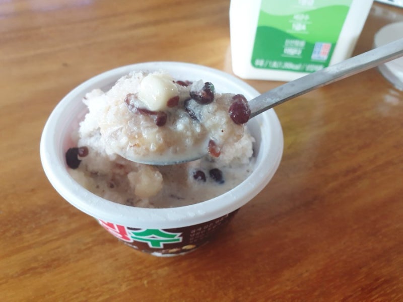 빙그레 비빙수, 비비빅으로 만든 팥빙수 맛은? (+칼로리) : 네이버 블로그