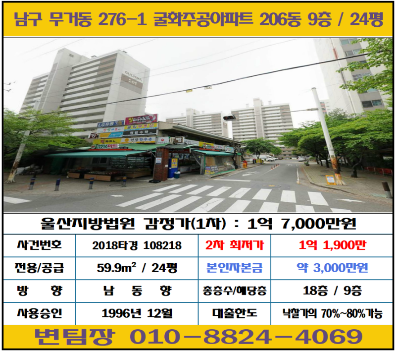 울산 남구 무거동 276 1 굴화주공아파트 206동 9층 24평 경매 네이버 블로그