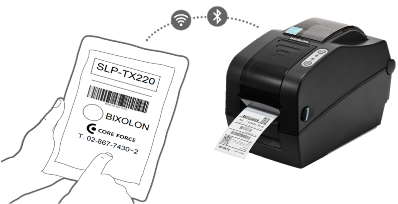 [코아포스] BIXOLON SLP-TX220 데스크탑 프린터 : 네이버 블로그