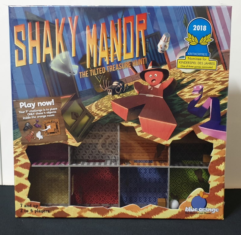 흔들리는 저택 보드게임[Shaky Manor] - 균형잡기 보드게임 / 인내심 발달.ㅋㅋ : 네이버 블로그