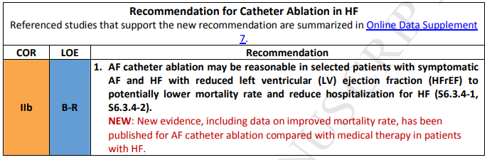 Focused update of the ACC/AHA/HRS atrial fibrillation guideline (March ...