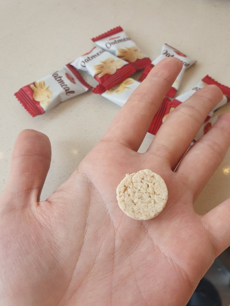오트밀 미니바이트 Oatmeal Mini Bite 과자 개당 칼로리 오트밀 사탕 네이버 블로그