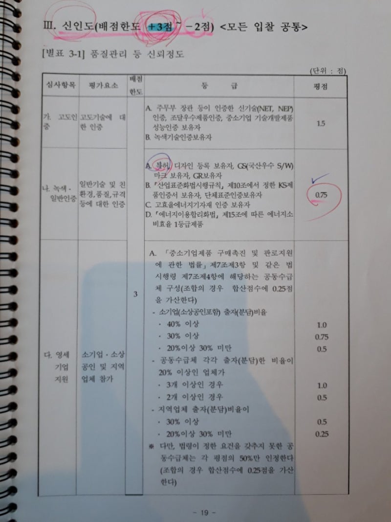 추정가격 10억원 미만으로 고시금액 이상인 적격심사 세부기준계약이행능력심사 네이버 블로그