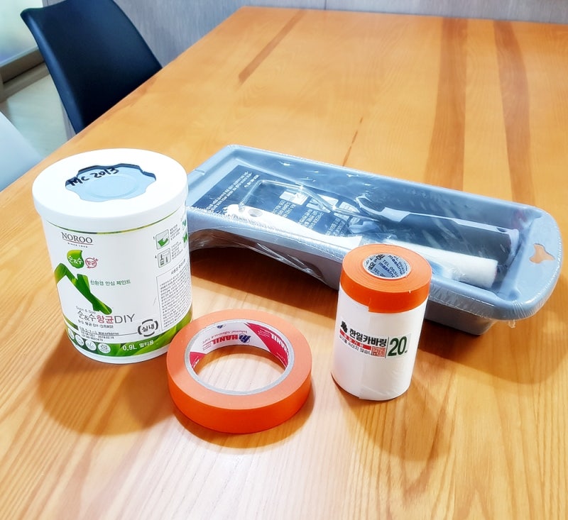 알파룸 기둥페인팅 식탁 셀프페인팅 W 노루페인트 순앤수항균diy 네이버 블로그