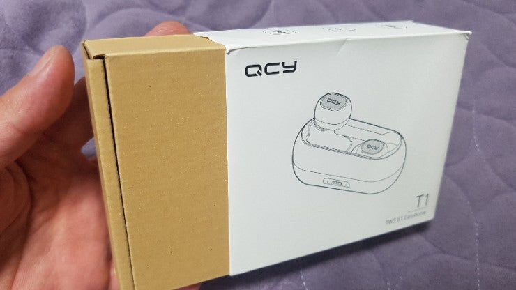 샤오미 블루투스 무선 이어폰 QCY T1 TWS 에어닷 화이트 설정법 및 착용법 에어팟 안부럽다 : 네이버 블로그