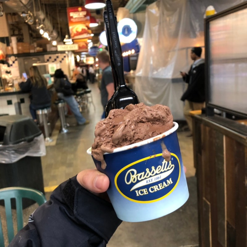 필라델피아 리딩터미널 맛집 유명한 바셋 아이스크림 집 bassetts ice cream 솔직후기 : 네이버 블로그