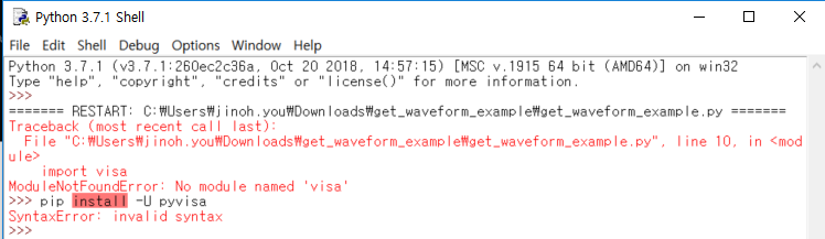 오실로스코프 그래프 PC 저장하기 - 파이썬, pyVisa, Textronix code 사용방법 : 네이버 블로그