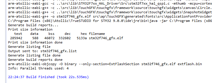STM32F746 + TouchGFX + TrueSTUDIO #2 : 네이버 블로그