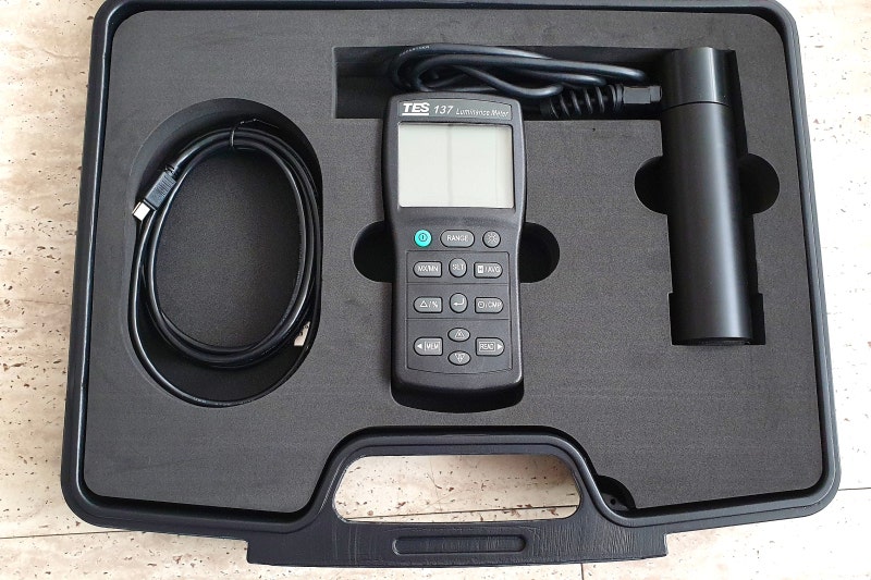 휘도계 측정방법 : TES-137 : 네이버 블로그