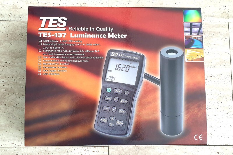 휘도계 측정방법 : TES-137 : 네이버 블로그