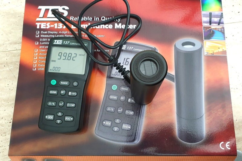 휘도계 측정방법 : TES-137 : 네이버 블로그