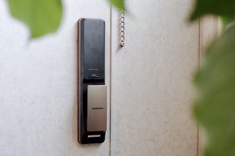 [ 삼성 NEW 푸시풀 도어록 ] 쉽고 빠르게!! 삼성 지문인식 도어락 SHP-DP960 : 네이버 블로그