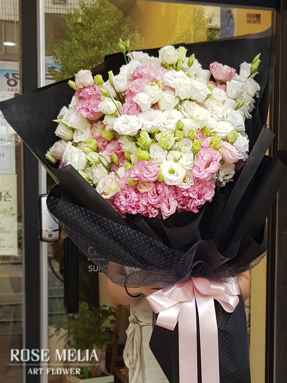 인천꽃집 리시안셔스 자이언트꽃다발특대형꽃다발프로포즈이벤트생일꽃다발축하꽃다발간석동꽃집 로즈멜리아플라워샵 네이버 블로그
