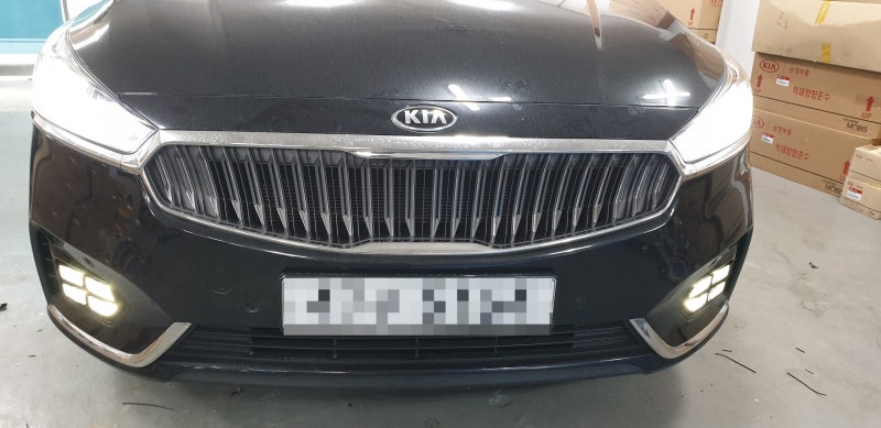 올뉴K7 차량에 스타일 옵션 중 LED 안개등만 장착 : 네이버 블로그