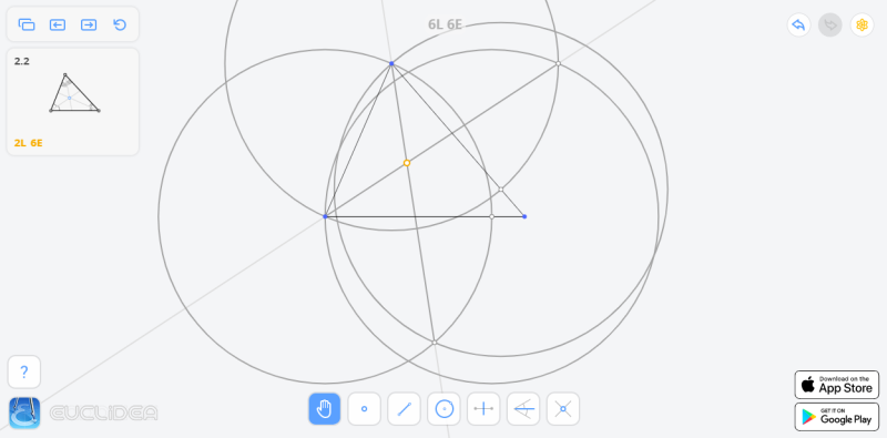Euclidea[2] Beta셋 (1~10) : 네이버 블로그