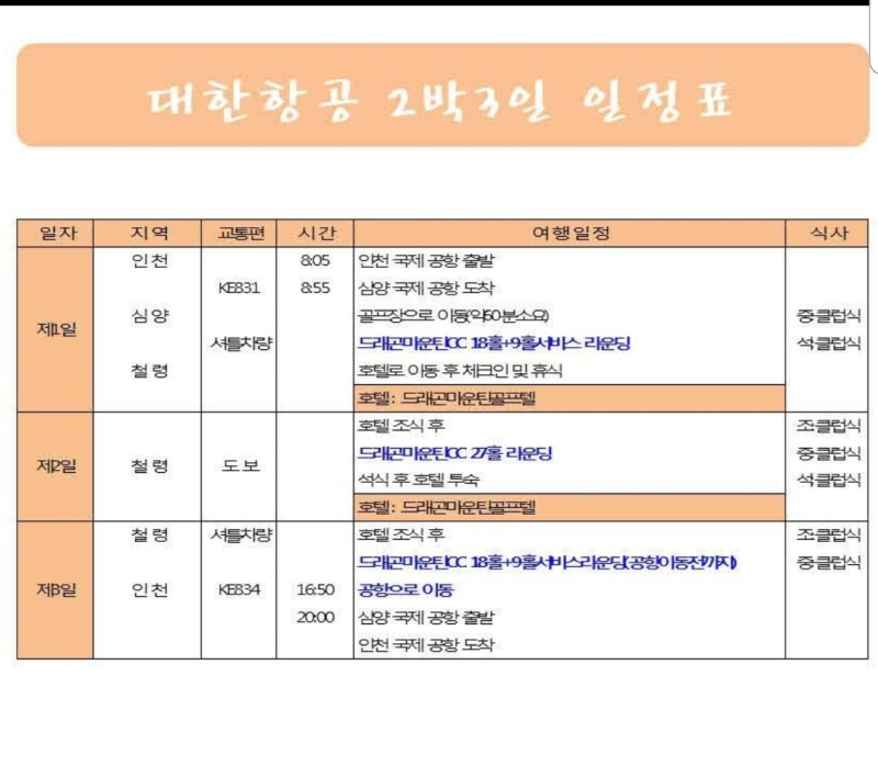 중국 심양 드래곤마운틴cc 철령용산cc 골프 투어 네이버 블로그