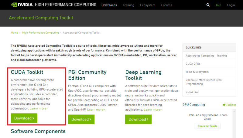 [파이썬 머신러닝 공부하기] 컴퓨터에 CUDA 툴킷(Toolkit) 설치하기 : 네이버 블로그