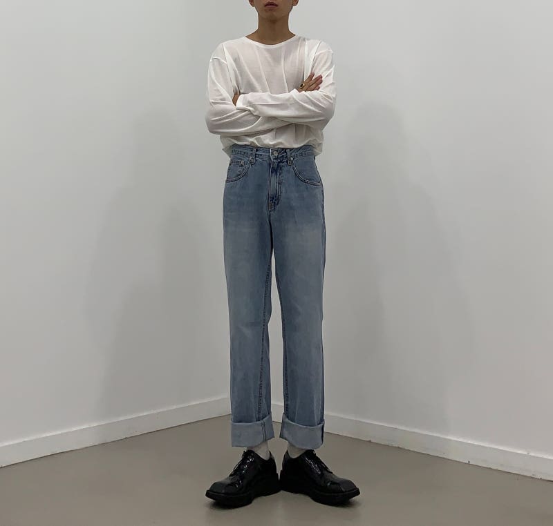 남자 연청바지 코디 여자들이 좋아하는 남자패션 네이버 블로그