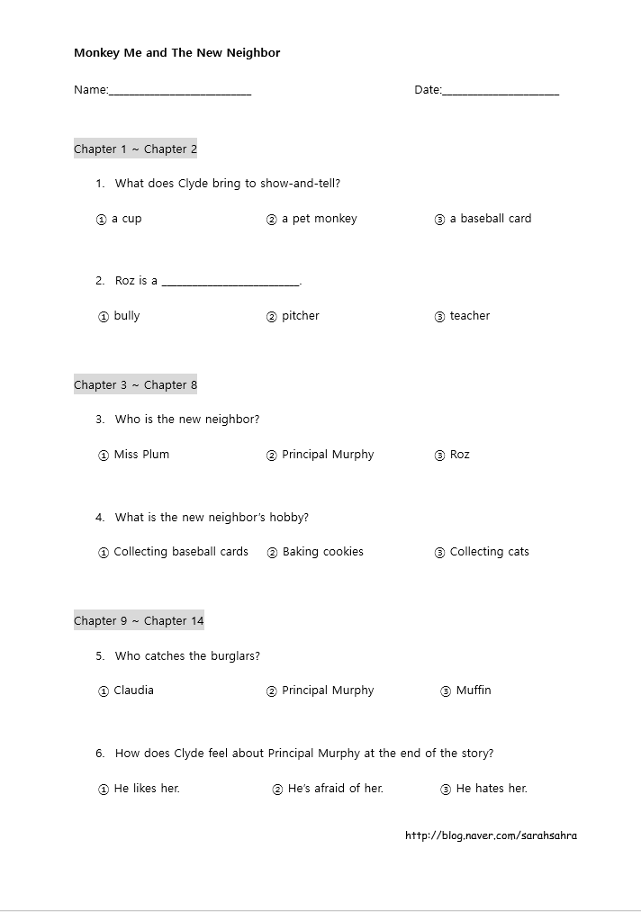 Monkey Me and The New Neighbor 활용방법 (Monkey Me 프로젝트 # 3) : 네이버 블로그