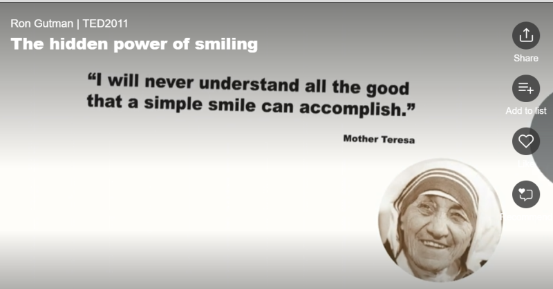 [화-TED] The hidden power of smiling : 네이버 블로그