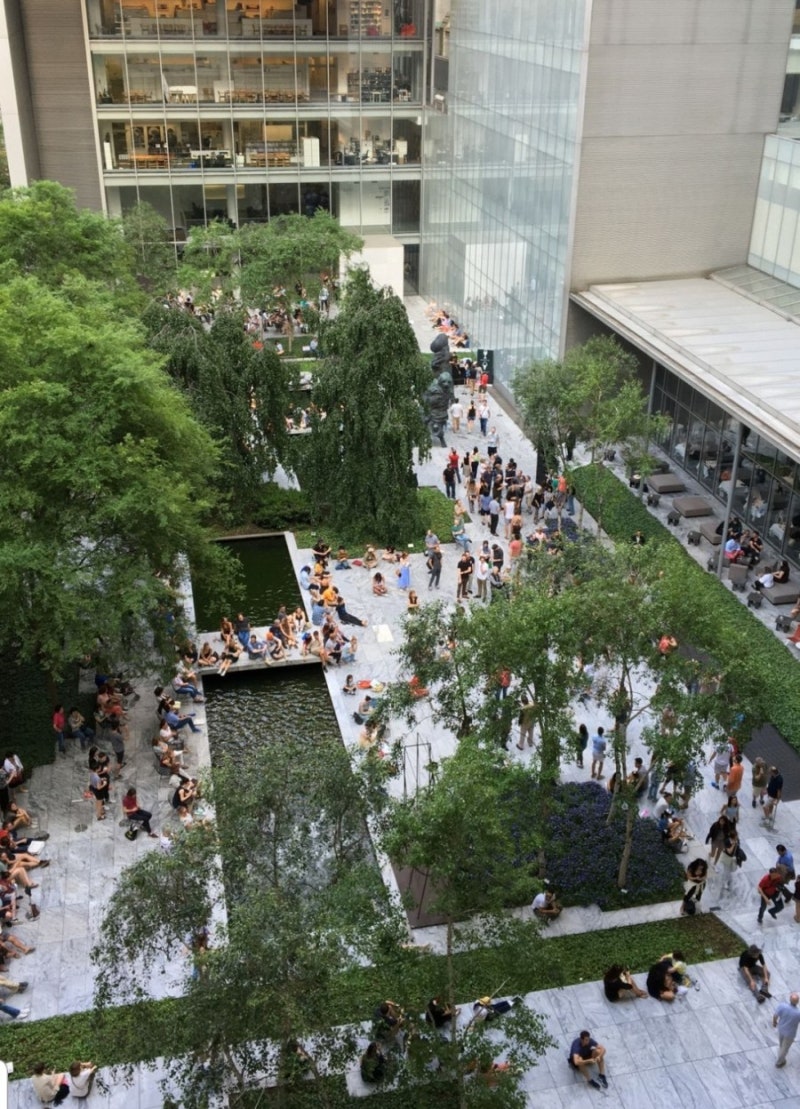 필립 존슨의 모마 스컬쳐가든 MoMA sculpture garden by philip johnson, new york 1954 ...