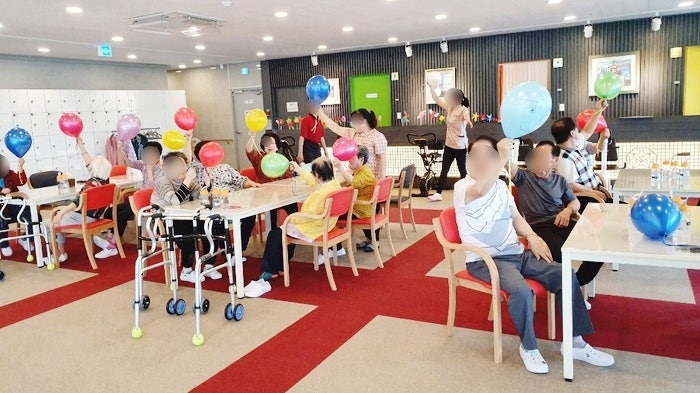 원주시니어데이케어센터 인지프로그램 풍선놀이 원주노인주간보호센터 네이버 블로그