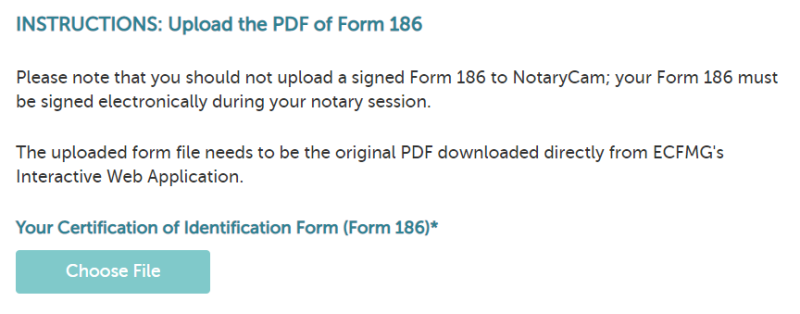 Notarycam (ECFMG certification과정 - Form 186) : 네이버 블로그