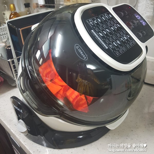 자이글 롤링쿡스 :: 삼겹살, 치킨 에어프라이어 역할 톡톡히! 장점,단점,세척 솔직 후기 : 네이버 블로그