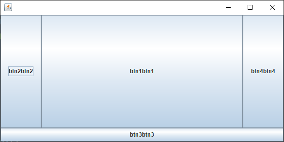 [Java GUI] JPanel 위치 설정(레이아웃 설정), BorderLayout : 네이버 블로그