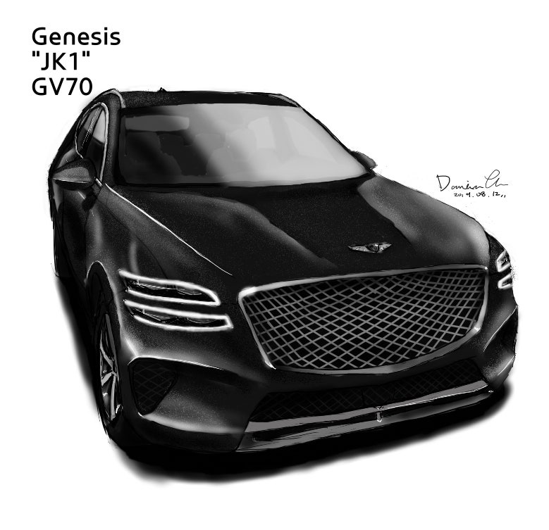 2020 제네시스 GV70 예상도 / 2020 Genesis JK1 GV70 Renderings : 네이버 블로그