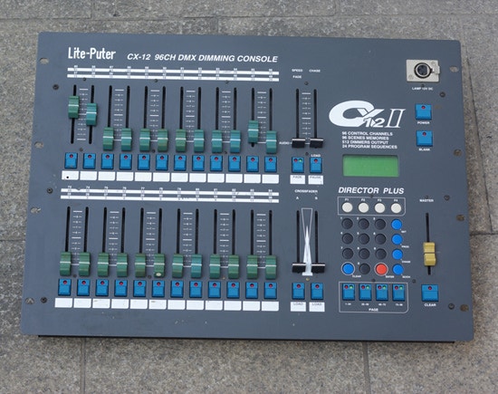 CX12-2 중고/Lite-Puter CX-12II 96 Channel DMX-512 Console 조명콘솔,조명믹서 : 네이버 블로그