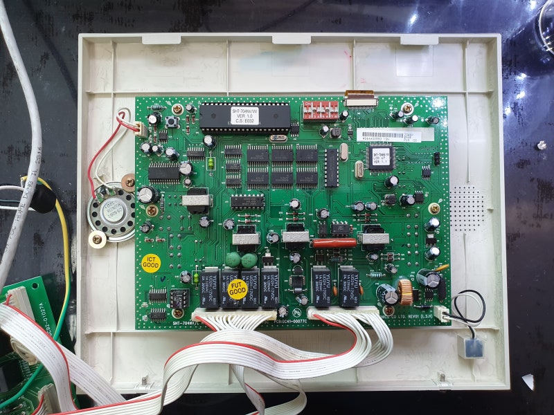 청주인터폰수리_삼성EZON SHT-704NV 아파트비디오폰 경보가 계속울리는 증상수리 : 네이버 블로그